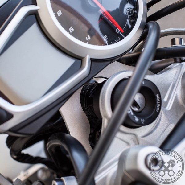 Single Headlight Conversion Mockup • MOTODEMIC