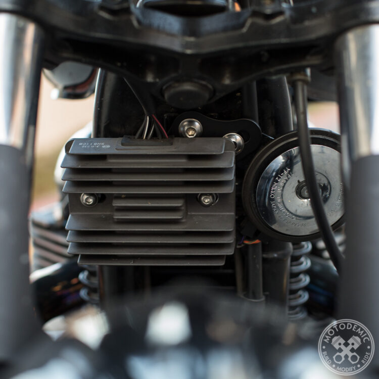 Triumph Rectifier Relocation Kit • MOTODEMIC