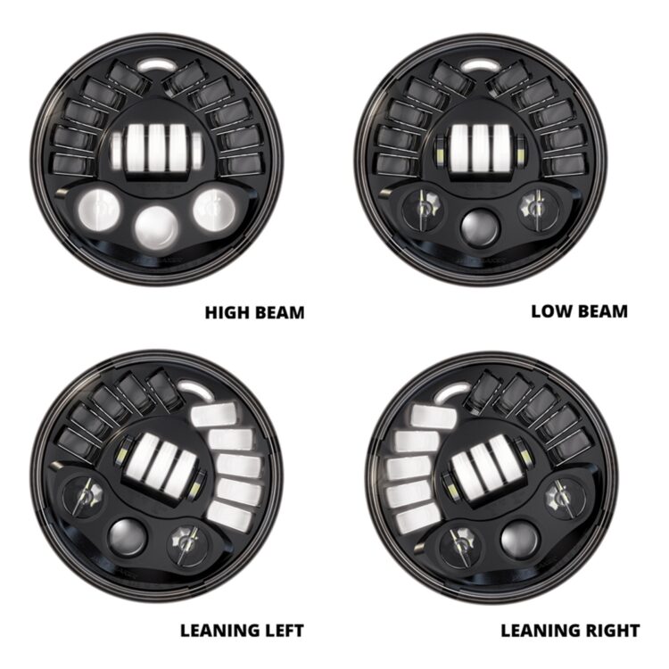 7 Inch Adaptive 2 LED Headlight • MOTODEMIC