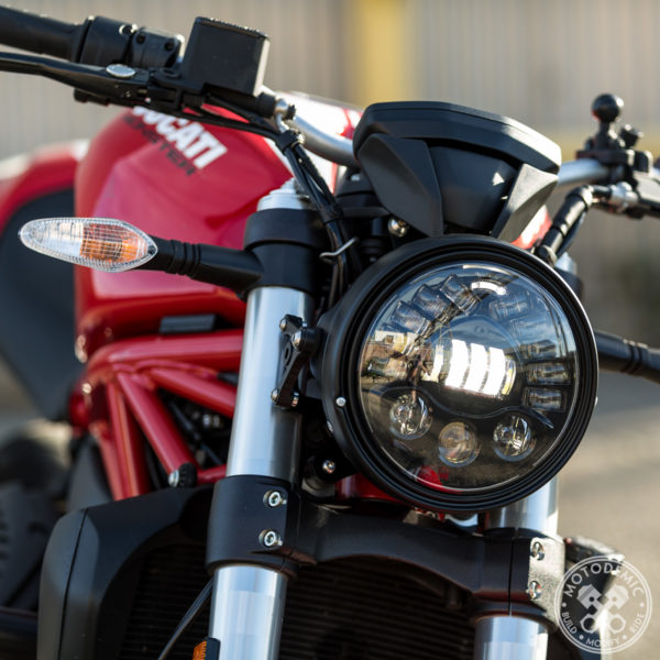 Ducati Monster Round Headlight Conversion 821/1200 • MOTODEMIC