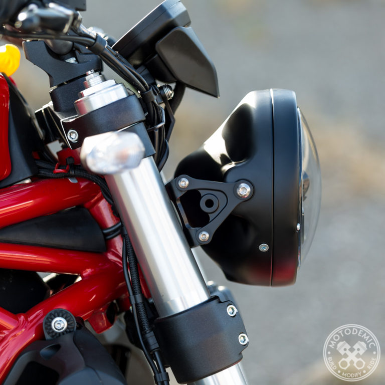Ducati Monster Round Headlight Conversion 821/1200 • MOTODEMIC