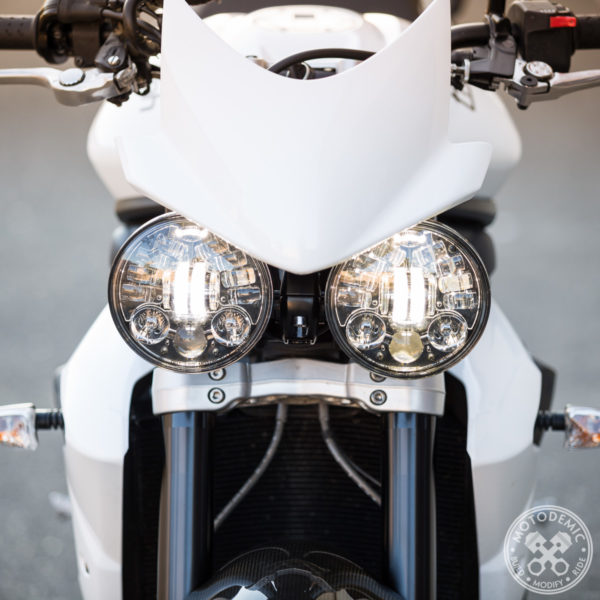 Dual Round Headlight Conversion • MOTODEMIC