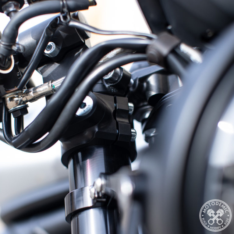 Woodcraft Clip-Ons for Street Triple • MOTODEMIC