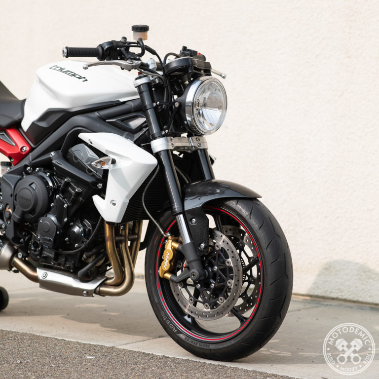 Street Triple Single Headlight Conversion V2 - Round (675 07-16 ...