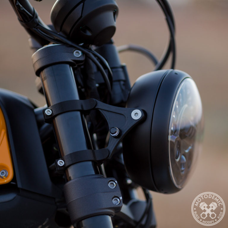 7 Inch Low Profile Headlight Bucket • MOTODEMIC