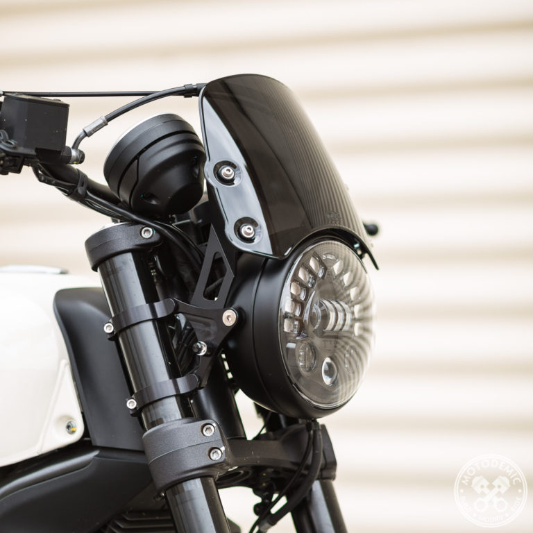 Ducati Scrambler 7-inch LED Headlight Conversion • MOTODEMIC