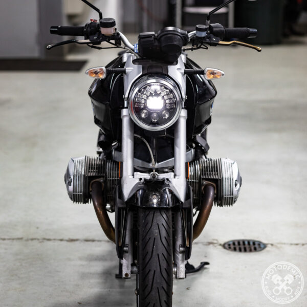 BMW R1200R LED Headlight Upgrade • MOTODEMIC