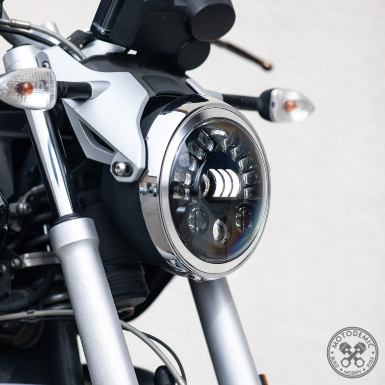 BMW R1200R LED Headlight Upgrade • MOTODEMIC