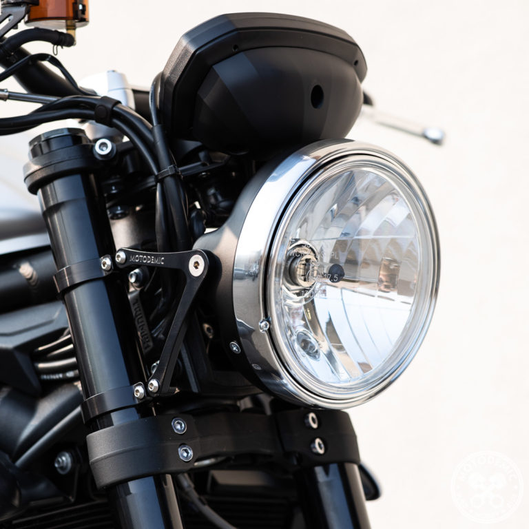 Speed Triple S/RS Single Headlight Conversion - Round (18-20) • MOTODEMIC
