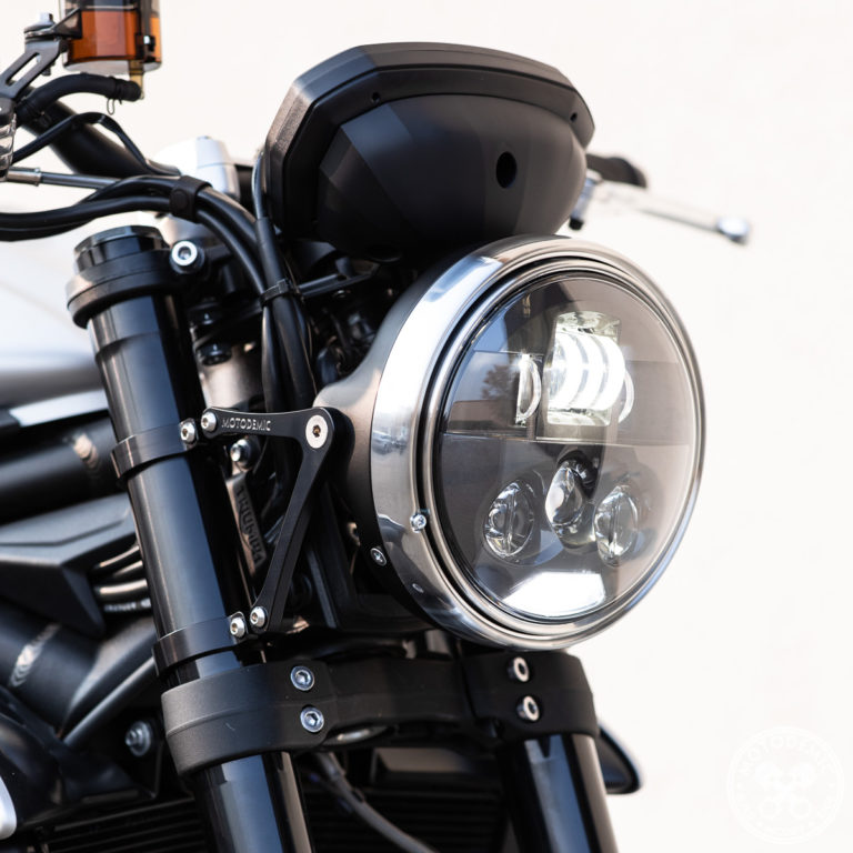 Speed Triple S/RS Single Headlight Conversion - Round (18-20) • MOTODEMIC