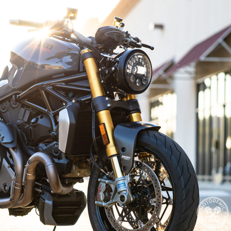 Ducati Monster Round Headlight Conversion 797/821/1200 • MOTODEMIC